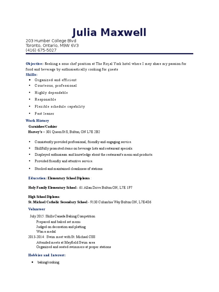 Julia Maxwell Resume 2docx | PDF