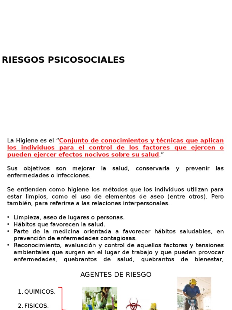 Riesgos Psicosociales | PDF | Burnout ocupacional | Estrés (biología)