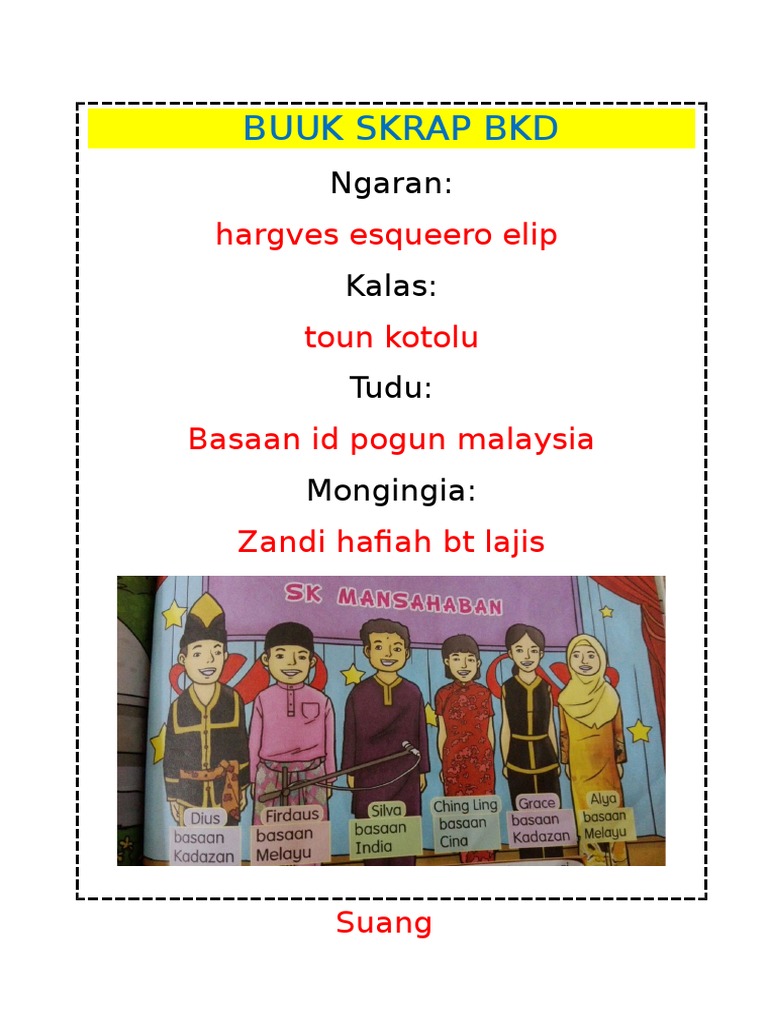 Buuk Skrip BKD 352 Malaysia | PDF