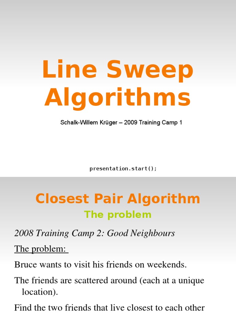 Line Sweep | Rectangle | Computer Programming