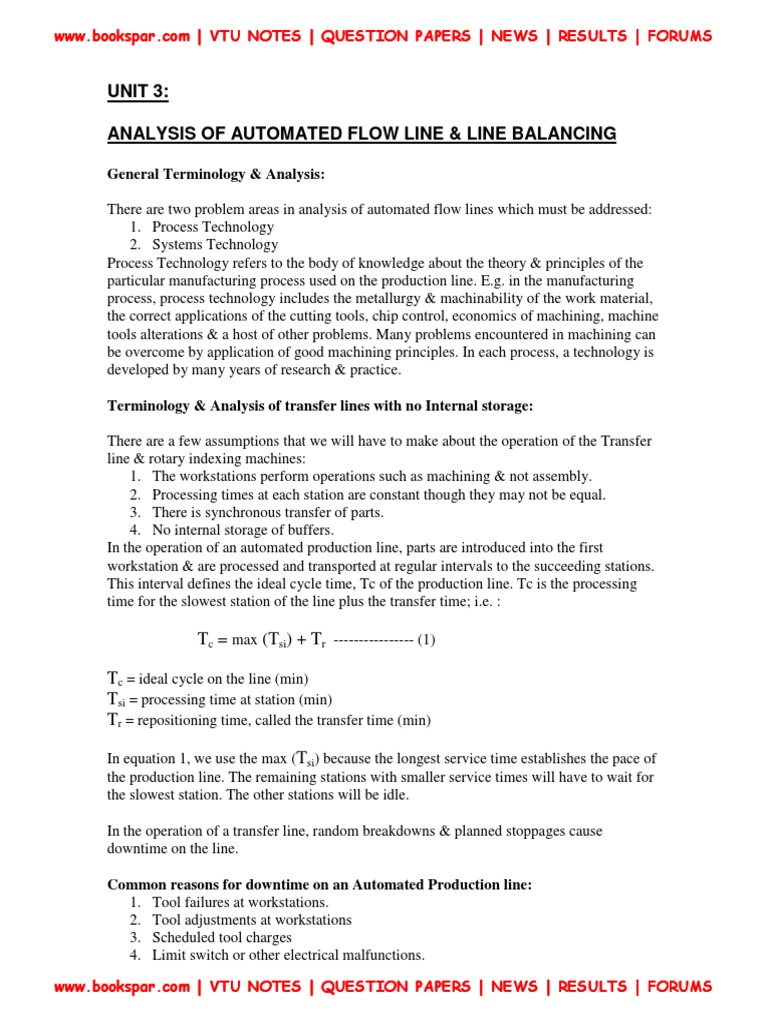 Analysis of Automated Flow Line Line Balancing | PDF | Automation | Pi