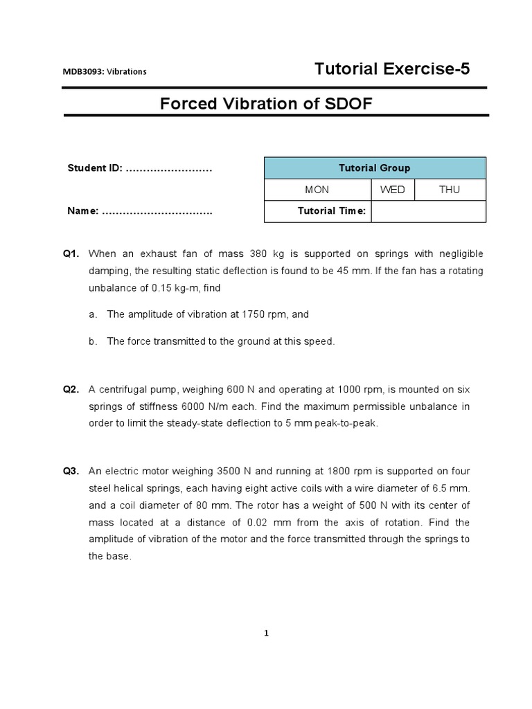 Tutorial Problem Set - 5 PDF | PDF | Science & Mathematics Tutorial Problem Set - 5 PDF | PDF | Science & Mathematics
