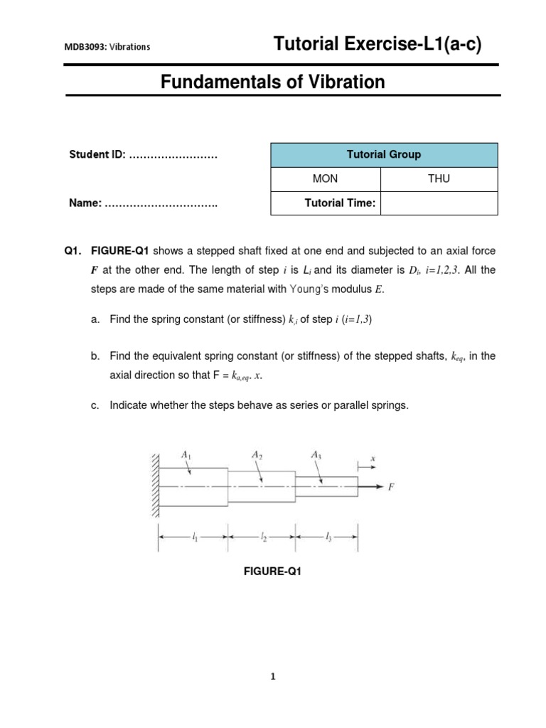 Tutorial Problem Set - 2 PDF | PDF
