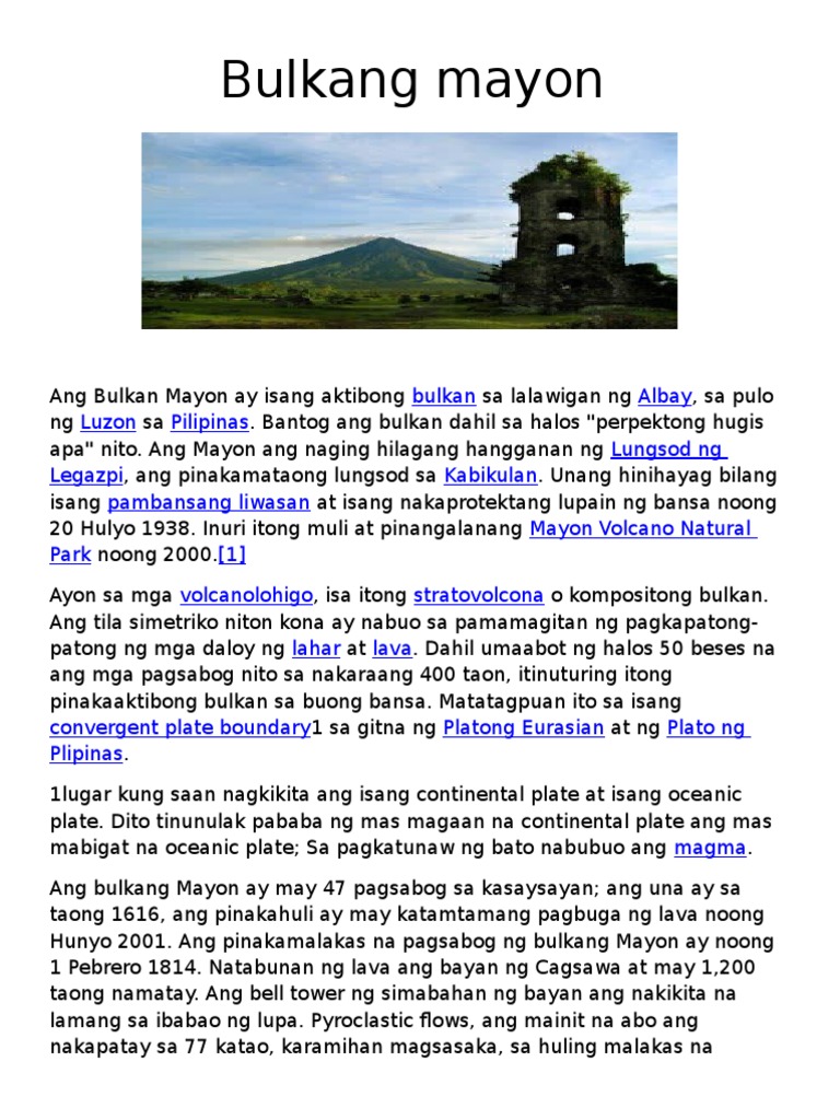 Bulkang Mayon | PDF