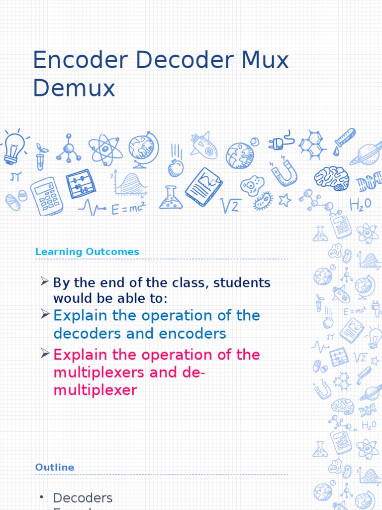 R1 CH5 Encoder Decoder Mux Demux | PDF | Computer Engineering | Electronic Engineering