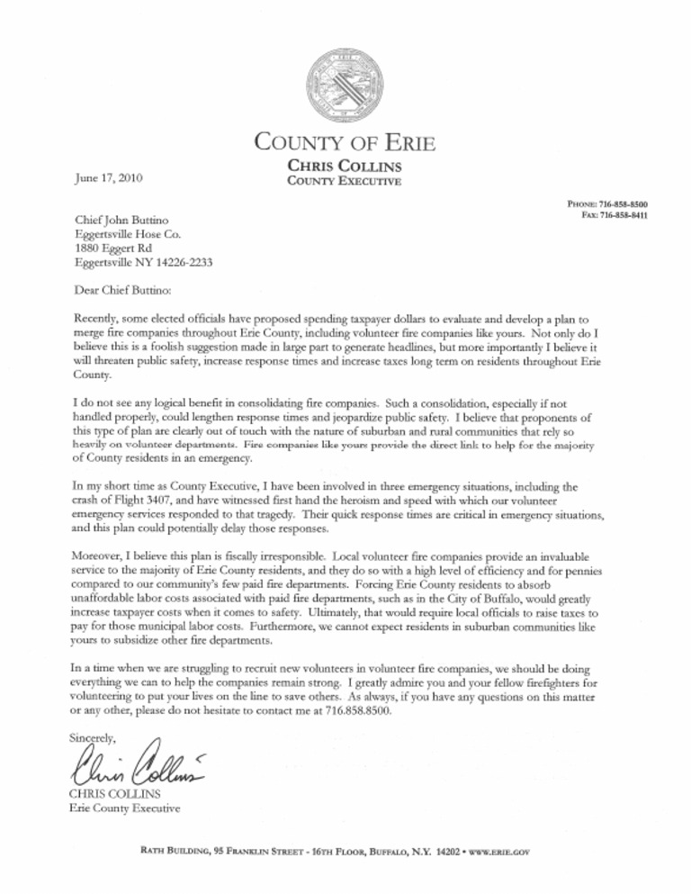 County Executive Letter | PDF