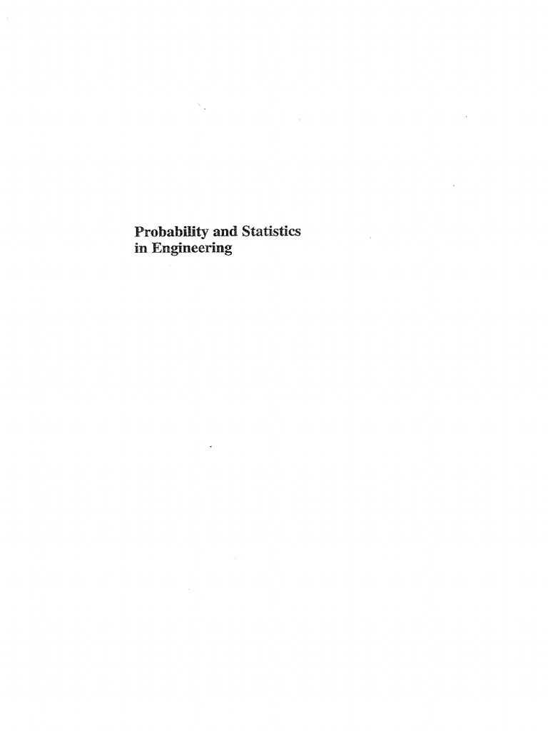Probability and Statistics in Engineering 4th Ed - W. Hines, Et Al ...
