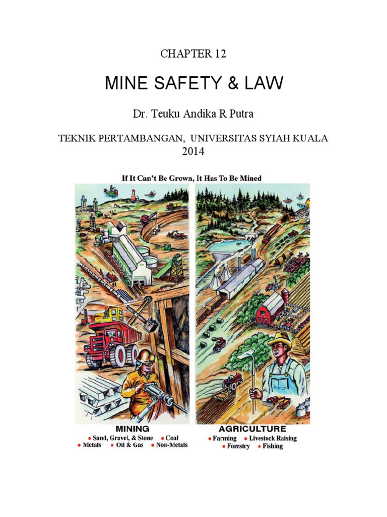 12 - Mine Safety - Law | PDF | National Environmental Policy Act ...