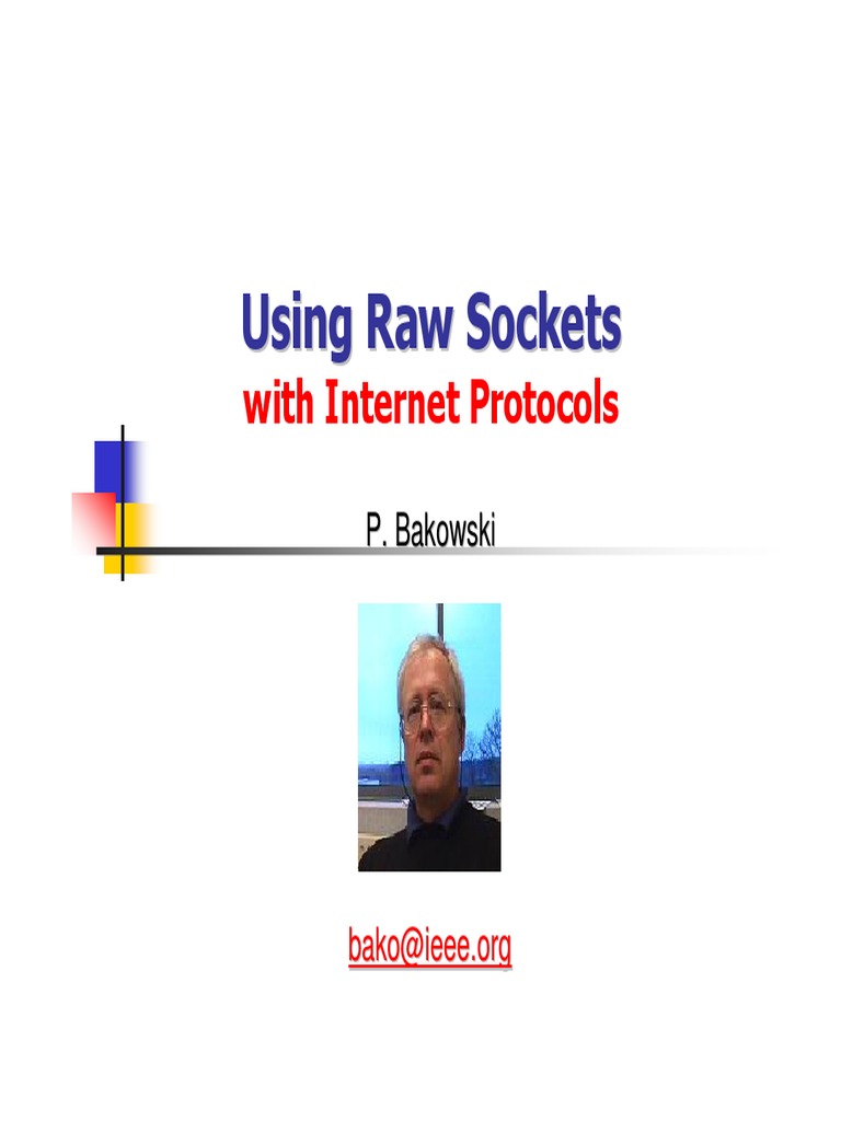 Using Raw Sockets | PDF | Network Socket | Transmission Control Protocol