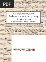 Teoria Muzyki Podstawy | PDF