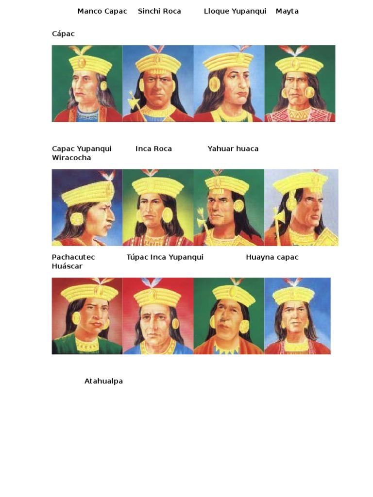 Manco Capac Sinchi Roca Lloque YupanquiMayta Cápac | PDF