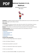 U.S. Symbols Webquest for First Graders | PDF | Rubric (Academic ...