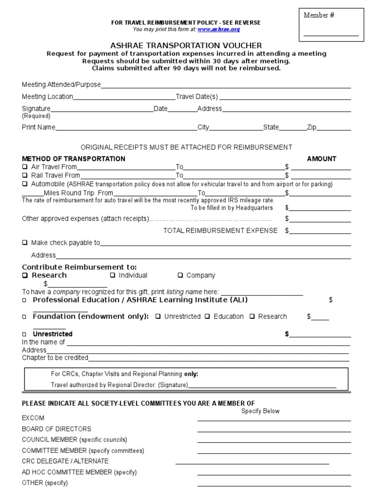 Transportation Voucher Template Download | Fare | Train