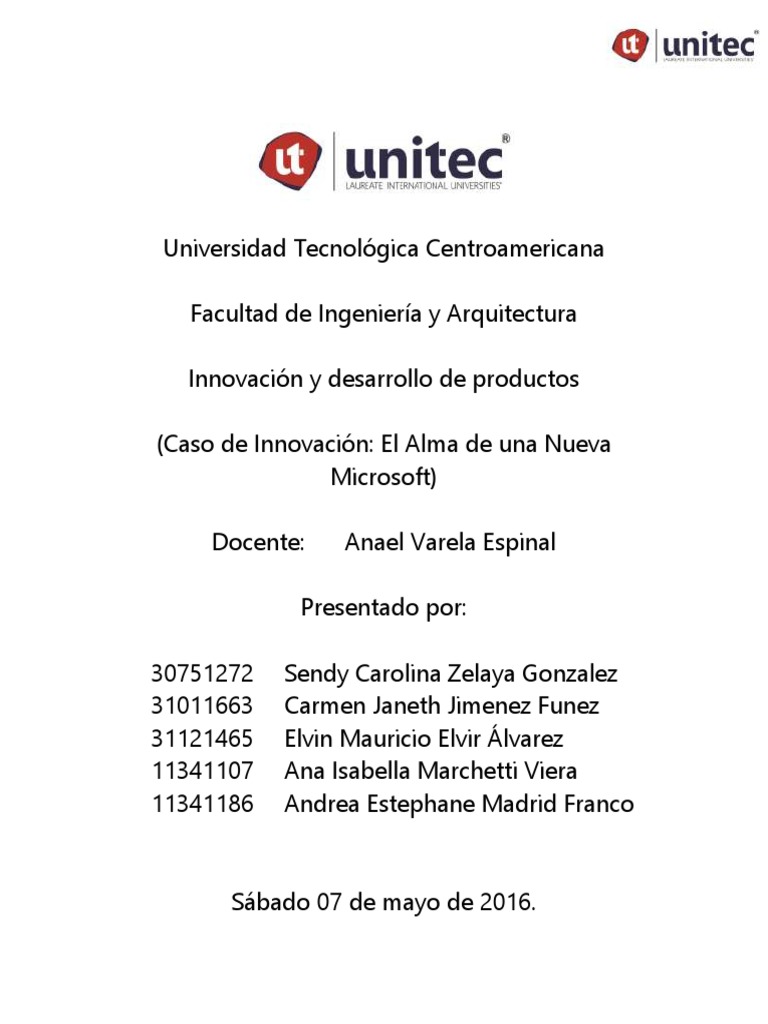 Caso Innovación El Alma Nueva Microsoft | PDF | Microsoft | Software libre