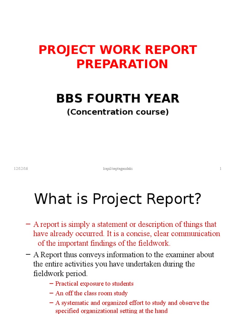 Guideline For Field Work Presentation | PDF | Field Research | Survey ...