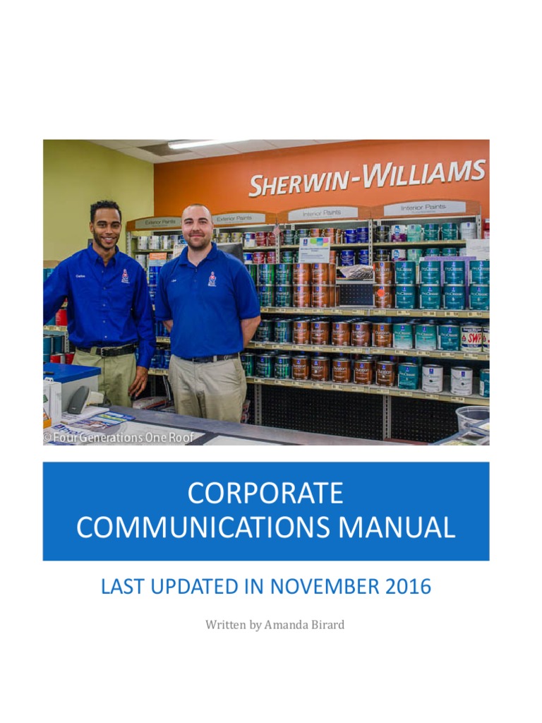 Corporate Communications Manual Final | PDF