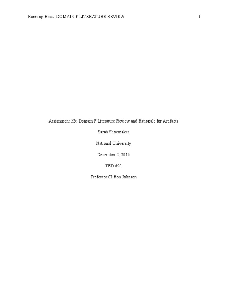 Shoemaker Assignment2b Dec2 | PDF | Physical Education | Quality Of Life