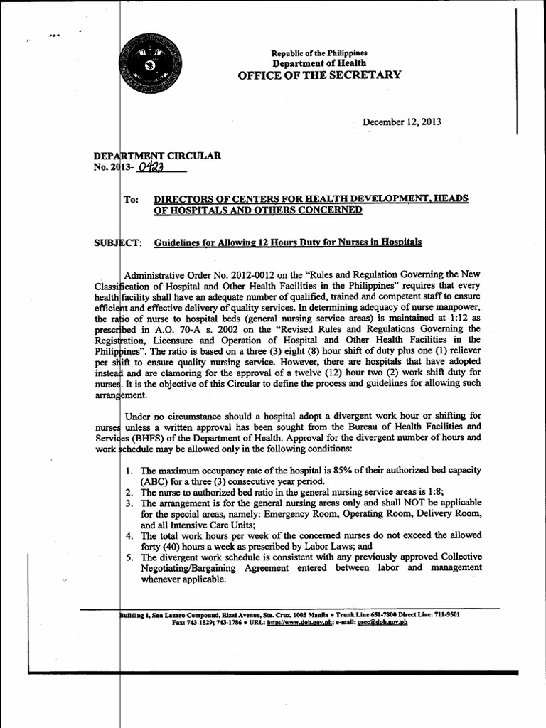 Department Circular 2013 - 0423 | PDF