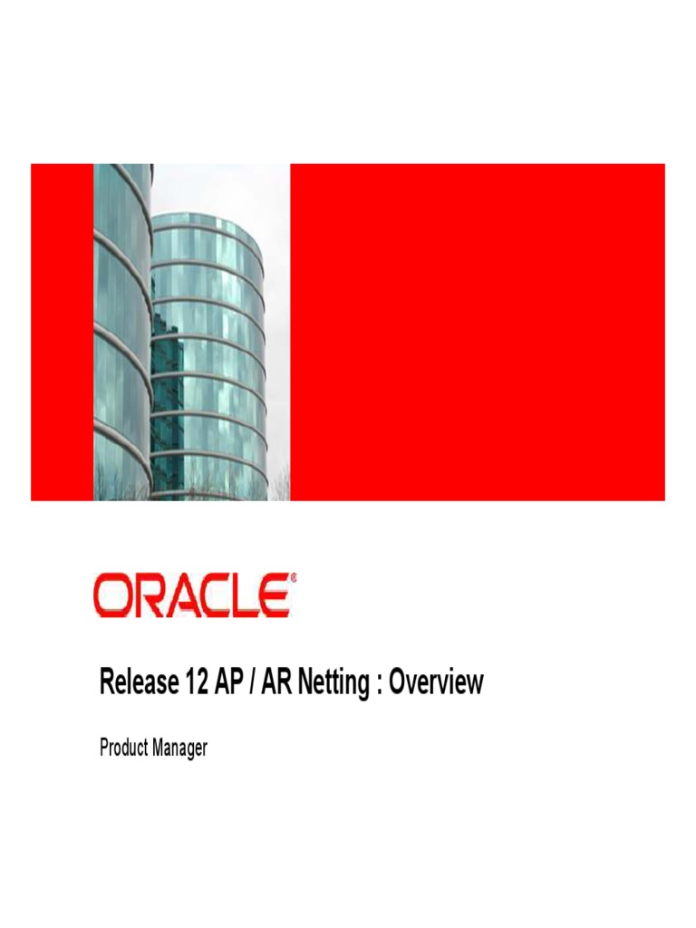 AP AR Netting R12 Overview PDF | PDF