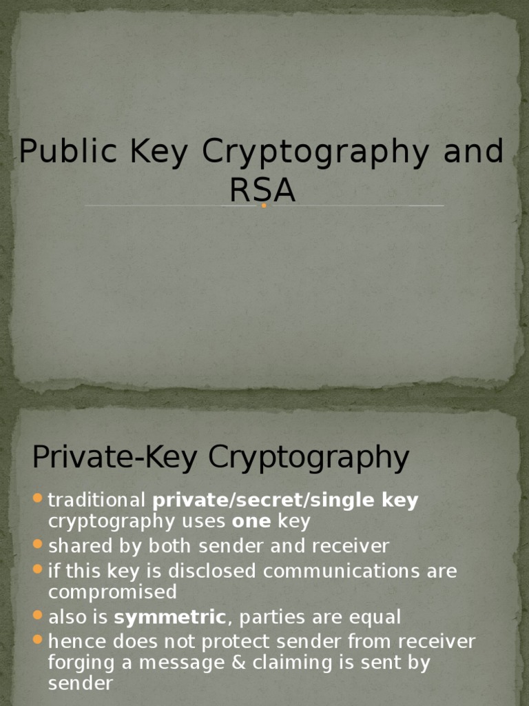 3.0 Public Key | PDF | Public Key Cryptography | Key (Cryptography)