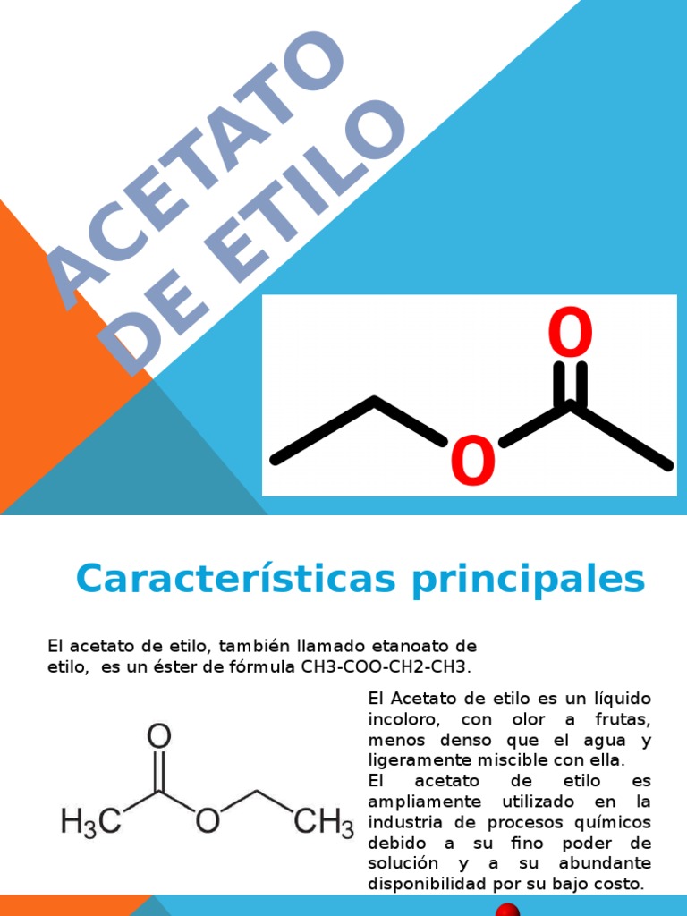 Acetato de Etilo | PDF