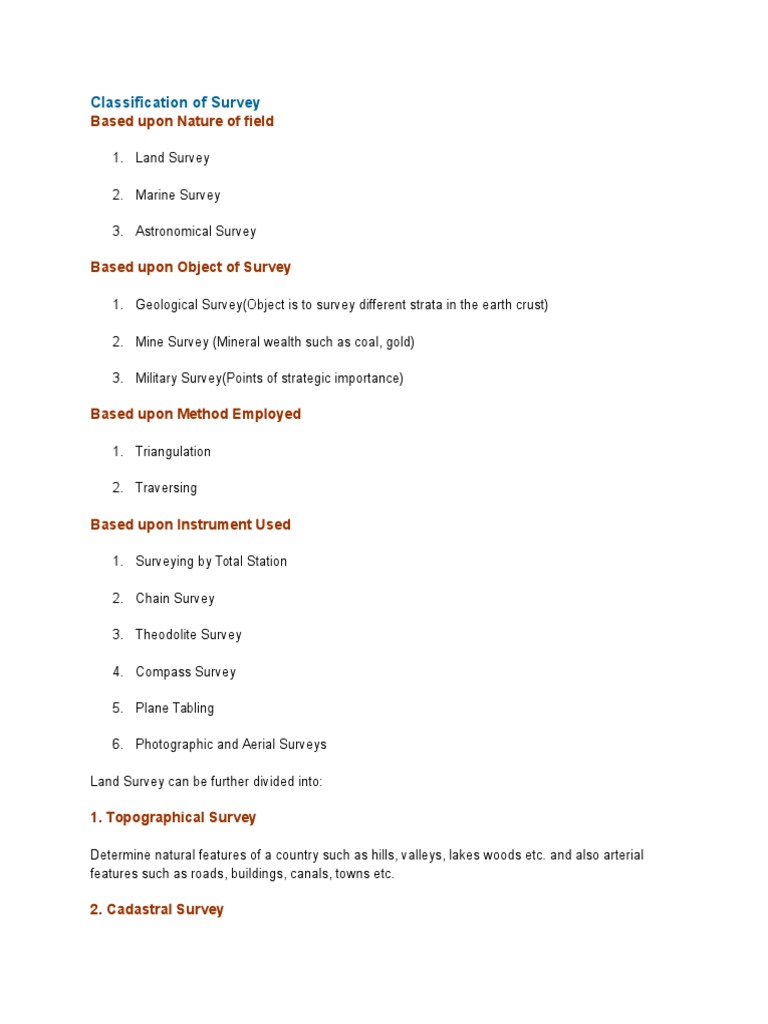 Survey Unit 1 Overview | PDF