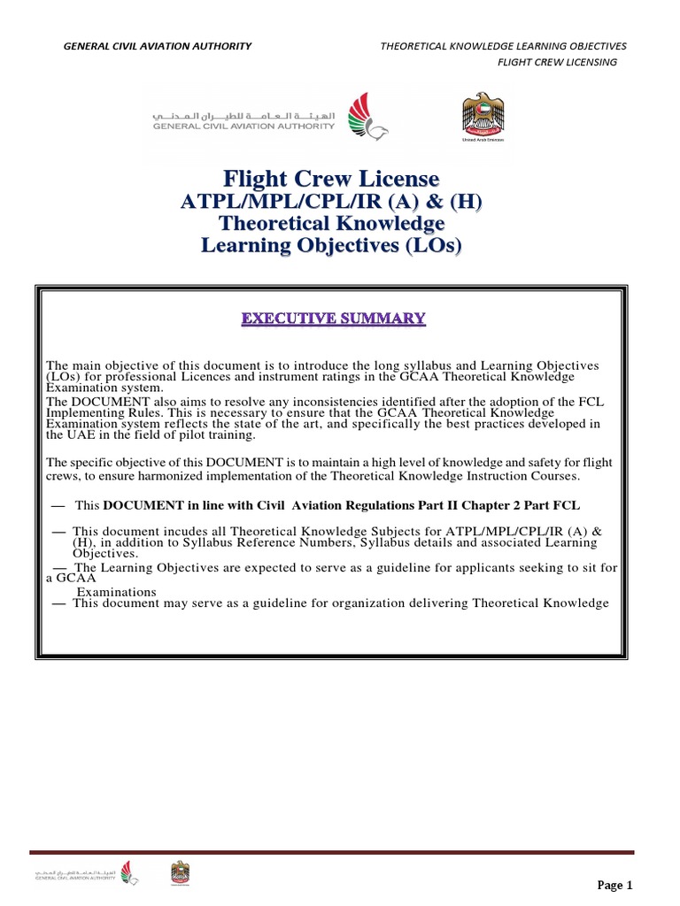 Gcaa Lo Guide | PDF | Transponder (Aeronautics) | Pilot (Aeronautics)