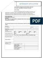 CSI Application Form | PDF