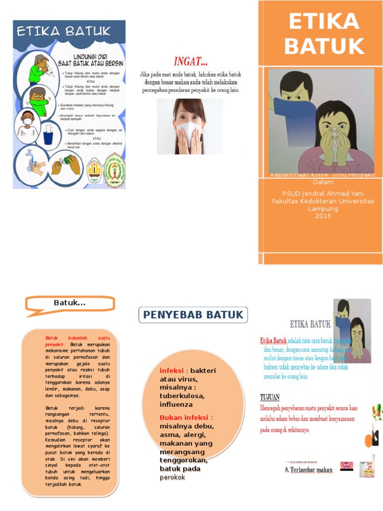 Pamflet Etika Batuk | PDF