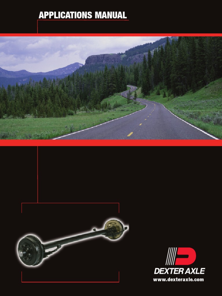 DEXTER Applications Manual | PDF | Trailer (Vehicle) | Brake
