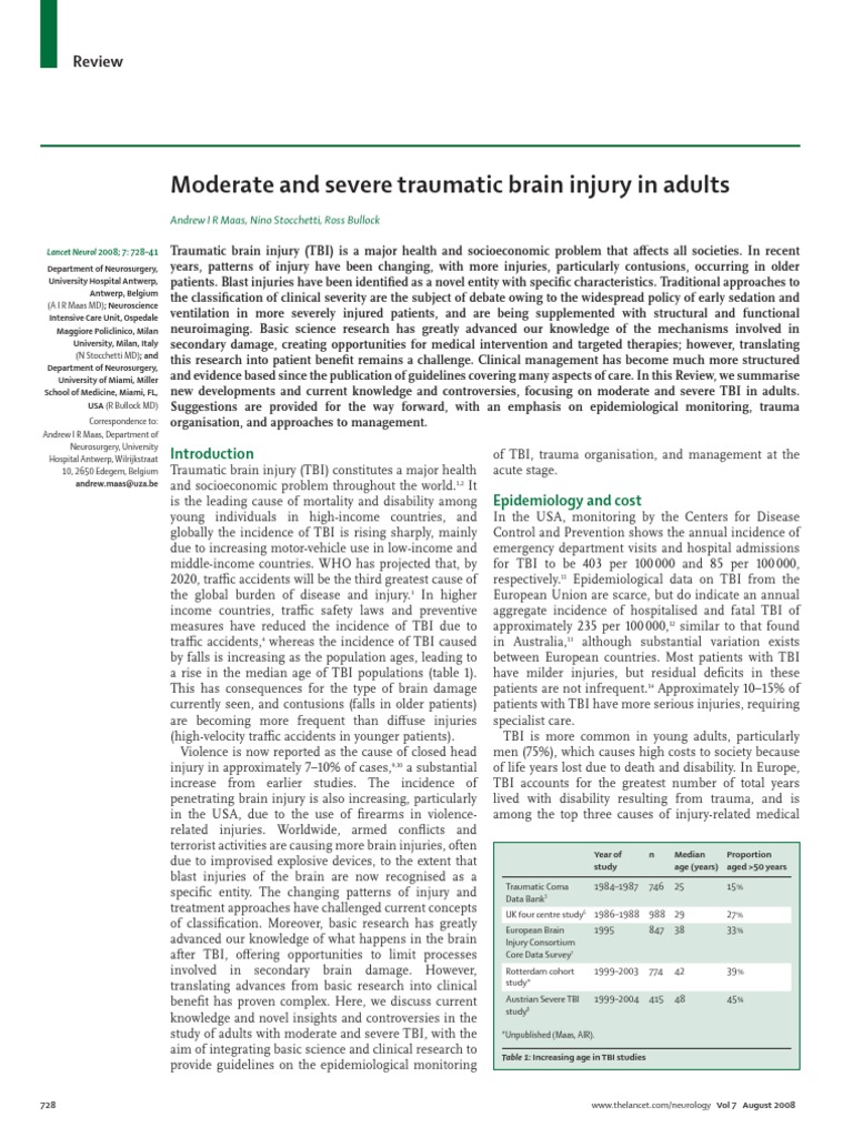 6-Moderate and severe traumatic brain injury in adults- 1.pdf ...