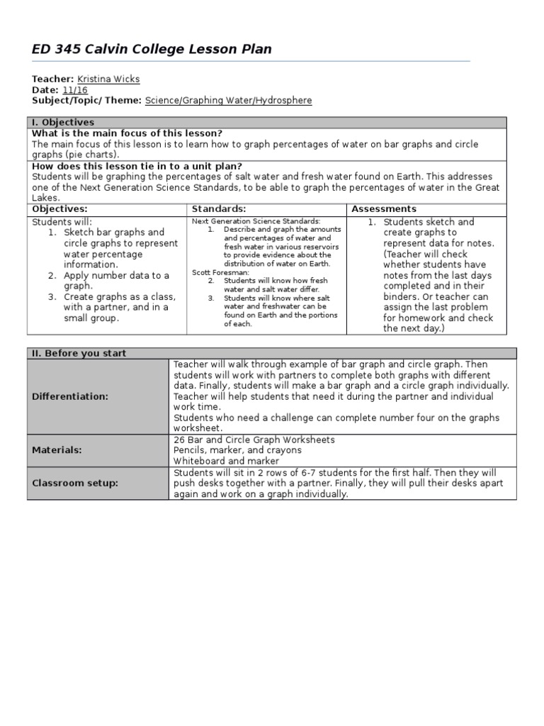 Science Graphing Water Hydrosphere | PDF | Fresh Water | Chart