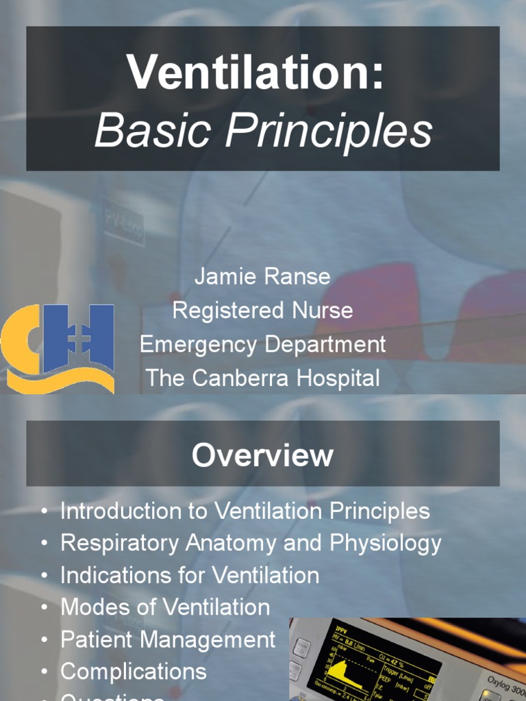 Ventilation:: Basic Principles | PDF | Medical Treatments | Animal ...