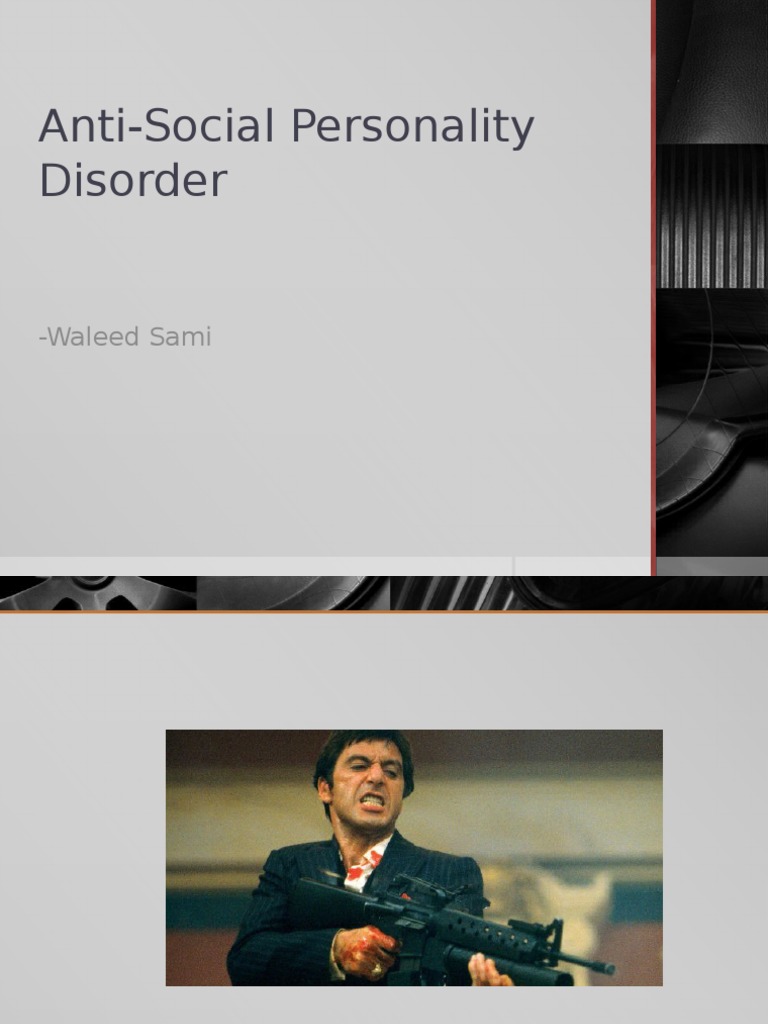 Anti-Social Personality Disorder | PDF