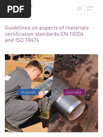 En 10204 | PDF | Specification (Technical Standard) | Regulatory Compliance