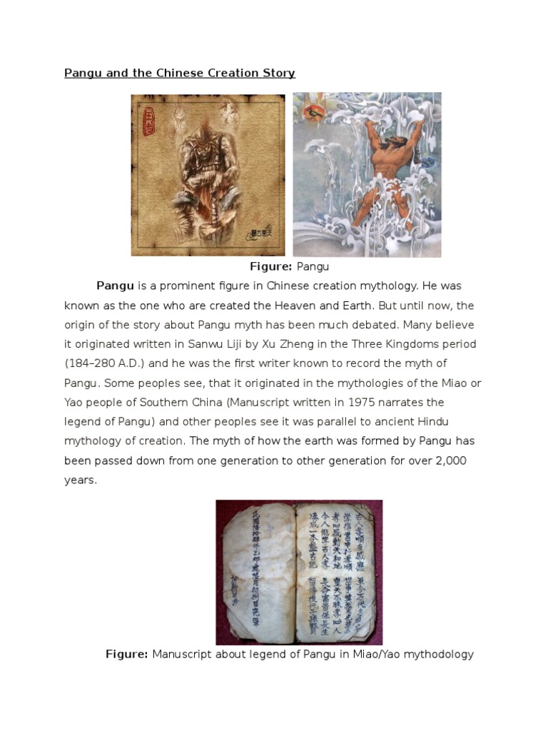 Pangu | PDF | Mythology | Nature