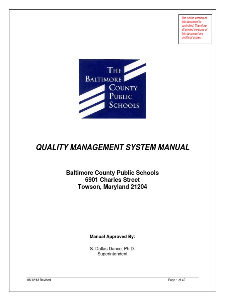 School Management System Pdf Business Process Quality Management