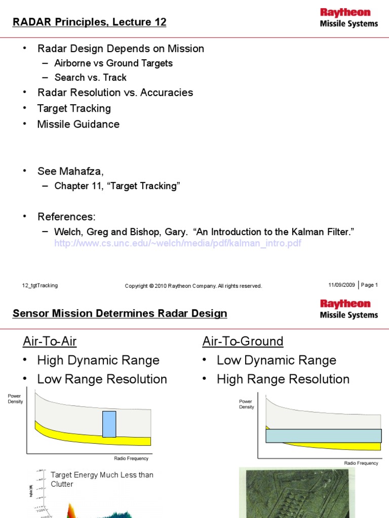 Radar Design Depends On Mission | PDF | Signal To Noise Ratio | Radar