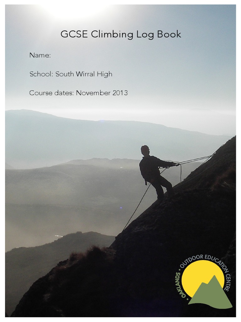 GCSE Climbing Log Book | PDF