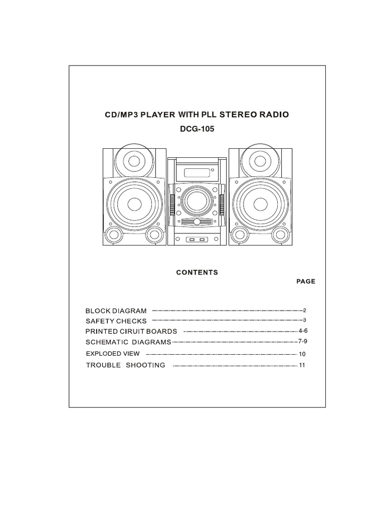 With PLL DCG-105: Exploded View | PDF | Chess