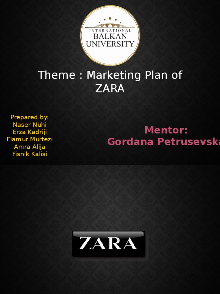 Zara Marketing Plan | PDF | Retail | Target Corporation