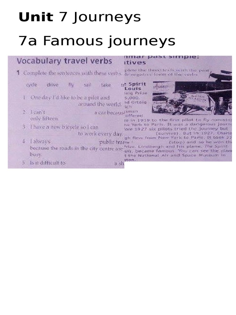 Unit 7 Journeys | PDF