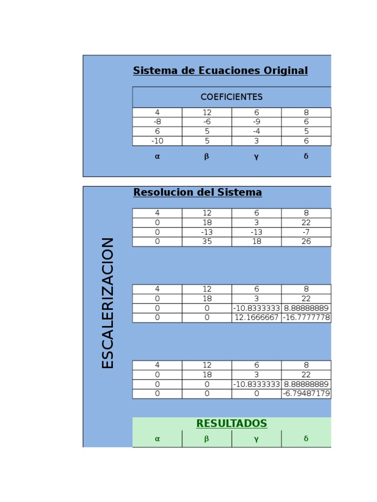 4x4 Equation Solver | PDF