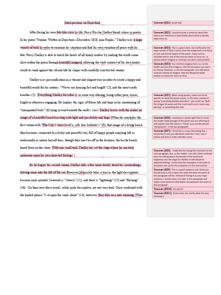 Writing Fellows Editing | PDF | Poetry | Paragraph