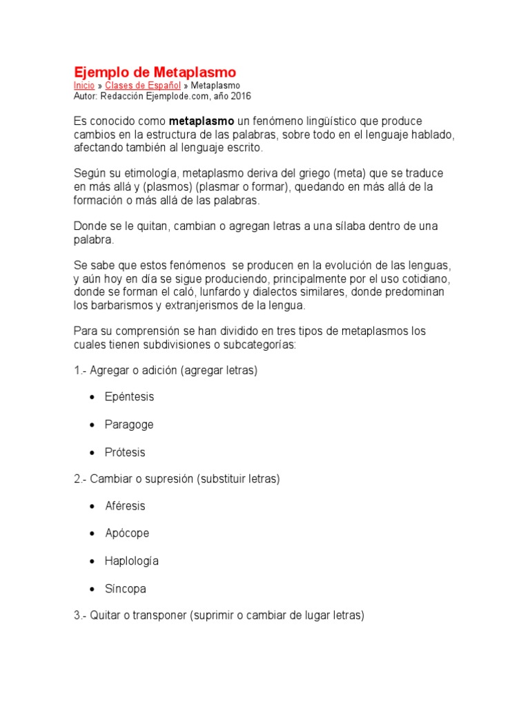 El Metaplasmo | Palabra | Los símbolos | Prueba gratuita de 30 días ...