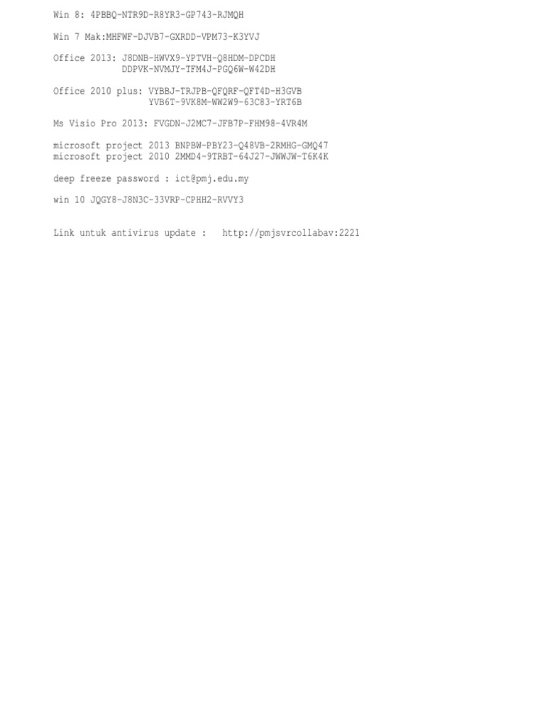 microsoft password.txt