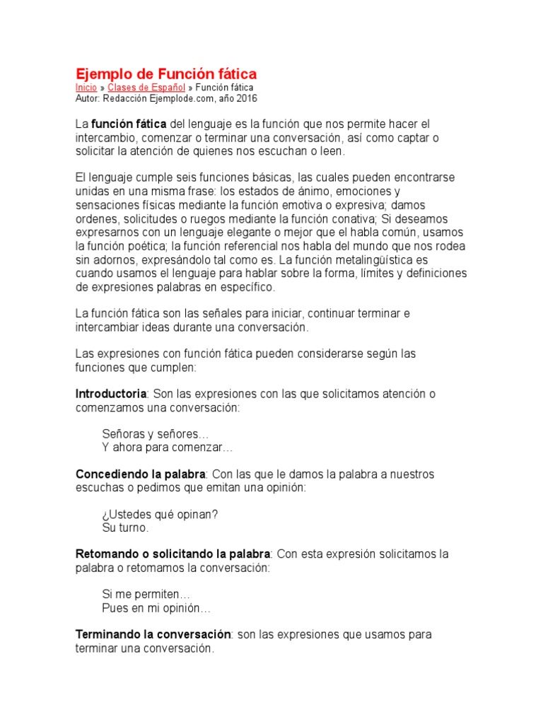 La Función Fática | PDF | Epistemología | Conocimiento