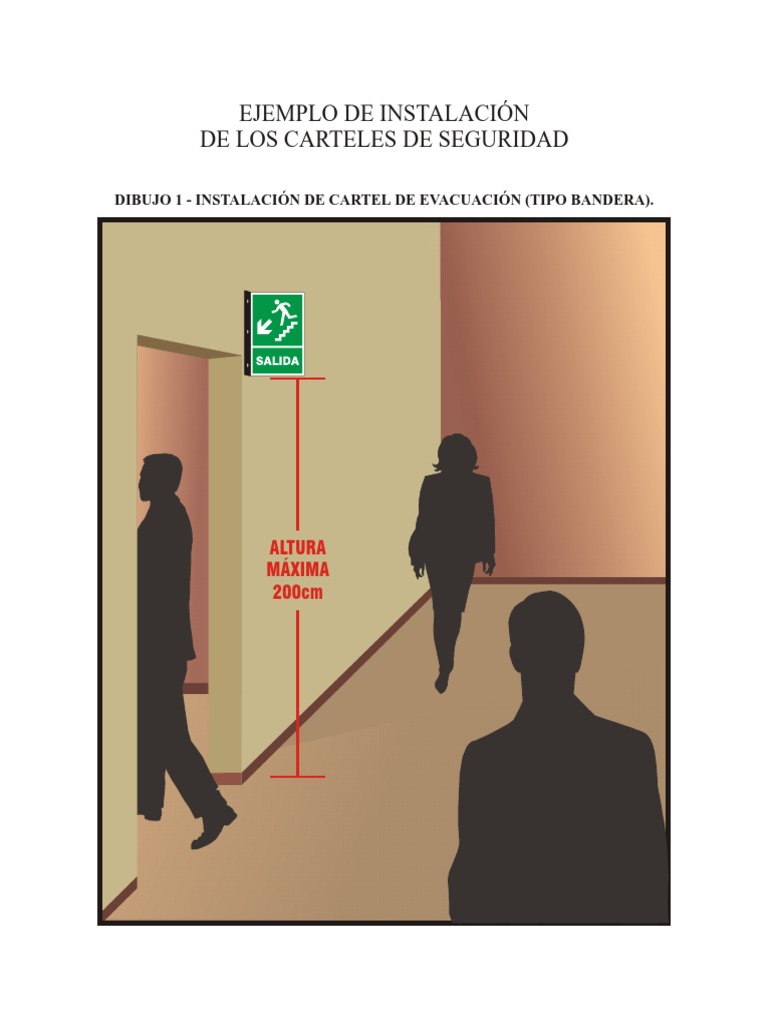 Ejemplo de Instalación de Los Carteles de Seguridad PDF | PDF