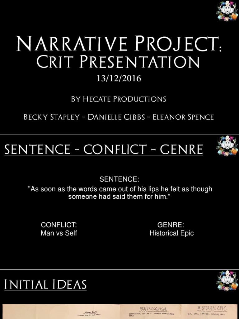 Narrative Project Presentation | PDF | General Fiction