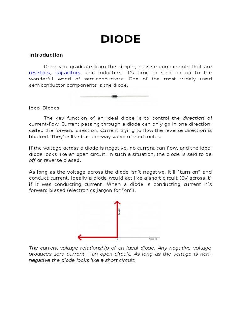 DIODE | Download Free PDF | Diode | Rectifier